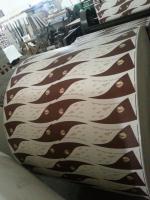 China Flexo Printing Printed Paper Rolls for Coffee Paper Cups Making , PE Coating Paper for sale