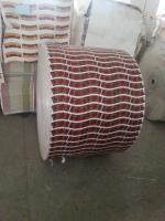 China Red Flexo Printing Printed Paper Roll Biodegradable Customized Printing Paper Rolls for sale