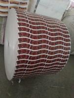 China Red Flexo Printing Printed Paper Roll Biodegradable Customized Printing Paper Rolls for sale