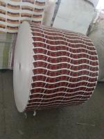 China Red Flexo Printing Printed Paper Roll Biodegradable Customized Printing Paper Rolls for sale