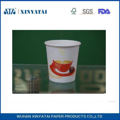 China Disposable PE Coated Double Walled Paper Coffee Cups , Insulated Paper Espresso Cups for sale