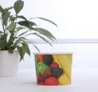 China Colorful Paper Ice Cream Cups Wholesale Insulated Paper Cups for Cold Drink for sale