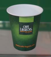 China 7 oz with Food Grade Ink Flexo Printed Design Single Wall Paper Cups for Coffee and Tea for sale