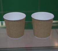 China Custom Logo Insulation Skidproof Ripple Coffee Cups Flat Cover For Hot / Cold Drink for sale