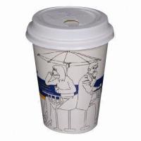 China 2.5 oz to 22 oz Craft Single Wall Paper Cups , Hot Cold Beverage Disposable Cup With Lid for sale
