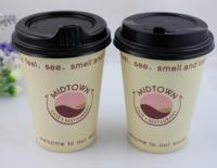 China 2.5 oz to 22 oz Craft Single Wall Paper Cups , Hot Cold Beverage Disposable Cup With Lid for sale