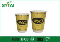 China Eco Friendly Double Wall Paper Cups , Biodegradable 16oz Paper Coffee Cup for sale