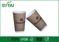 China Take Away Eco Friendly Disposable Coffee Cups Printed 12 Oz for sale