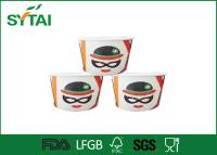 China 16 Oz Logo Printing Disposable Ice Cream Containers Paper Food Grade for sale