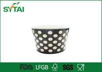 China 520ml Paper Ice Cream Cups Custom Logo Printed Double Wall Cups for sale
