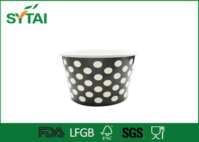 China 520ml Paper Ice Cream Cups Custom Logo Printed Double Wall Cups for sale