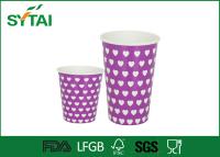 China 12oz  400ml Eco-friendly Recycled Paper Cups , Biodegradable Single Wall Paper Coffee Cups for sale