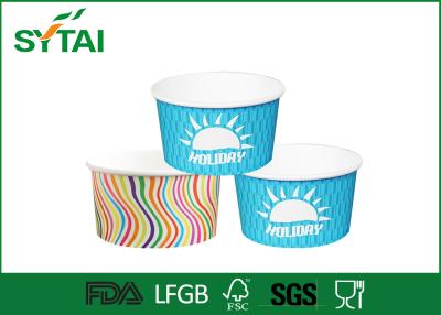 China Disposable Paper Ice Cream Cups 12oz  Printed Customised Paper Cups and Bowls for sale