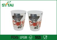 China Safe Heat Resistant Double Walled Paper Cups 12oz Insulated Paper Coffee Cups for sale