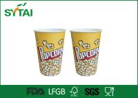 China Eco - friendly Recycled Paper Popcorn Buckets with Customized Printing 46oz 1340ml for sale