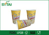 China Eco-friendly 32oz Paper Popcorn Buckets / Popcorn Cups with Offset or Flexo Printing for sale