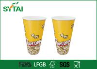 China Greaseproof and Waterproof Paper Popcorn Containers 64oz Popcorn Bucket for sale