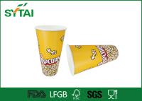 China Custom Printed Paper Popcorn Buckets Greaseproof and Waterproof Popcorn Container for sale