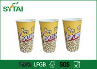 China Personalized Recyclable Food Packaging Custom Popcorn Bucket , Small Popcorn Boxes for sale