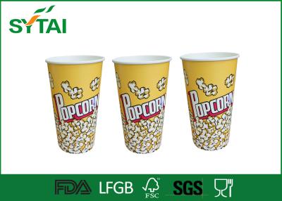 China Personalized Recyclable Food Packaging Custom Popcorn Bucket , Small Popcorn Boxes for sale