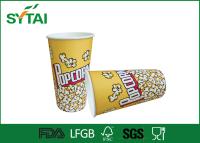 China Personalized Recyclable Food Packaging Custom Popcorn Bucket , Small Popcorn Boxes for sale