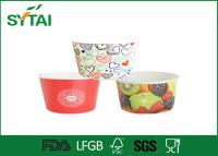 China Extra large Recycle custom printed ice cream containers For Cold Food for sale