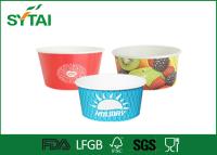 China Extra large Recycle custom printed ice cream containers For Cold Food for sale