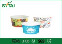 China Printing ice cream cups paper Personalized Cold Food disposable ice cream containers for sale