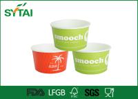 China Printing ice cream cups paper Personalized Cold Food disposable ice cream containers for sale