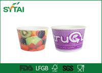 China 500ml Custom Paper Ice Cream Cups , Eco friendly recyclable paper cups for sale