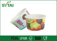 China 500ml Custom Paper Ice Cream Cups , Eco friendly recyclable paper cups for sale