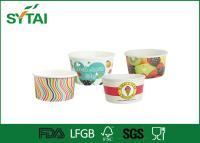 China Recycled 10oz eco Print Paper Ice Cream Cups 600ml Capacity for sale