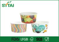 China 4 Oz Food Grade Ink Paper Ice Cream Cups Flexo Printing friendly for sale