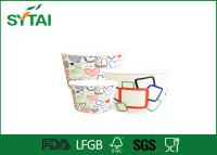 China Big Capacity Custom Printing ice cream bowls paper Biodegradable 16oz for sale