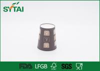 China Customized Single Wall Paper Cups Brown paper coffee cup printing Light Weight for sale
