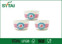 China Riginal Wood Pulp Yogurt / ice cream paper cups Customizable for sale