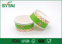 China FDA / SGS / ISO9001 Customised Paper Ice Cream Cups Printing For Fruits for sale
