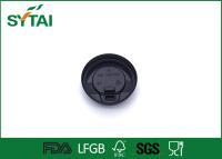 China Biodegradable Eco - friendly Plastic Paper Cup Lids FOR Custom Printed Disposable Coffee Cups for sale