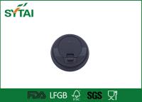 China Biodegradable Eco - friendly Plastic Paper Cup Lids FOR Custom Printed Disposable Coffee Cups for sale