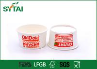 China Logo Printed Thicken Paper Bowl For Soup , Dispasible Hot Food Paper Bowl for sale