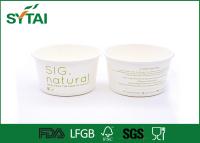 China FDA / SGS / ISO9001 Recycled Salad Paper Bowl For Fresh Fruit And Vegetables for sale