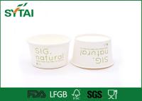 China FDA / SGS / ISO9001 Recycled Salad Paper Bowl For Fresh Fruit And Vegetables for sale