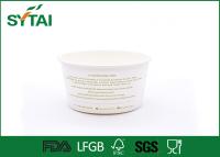 China FDA / SGS / ISO9001 Recycled Salad Paper Bowl For Fresh Fruit And Vegetables for sale