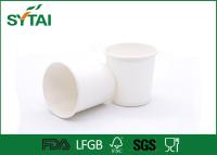 China White Tea / Yogurt / Coffee Test Cups For Supermarket , Disposable And Recycled for sale