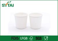 China White Tea / Yogurt / Coffee Test Cups For Supermarket , Disposable And Recycled for sale