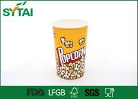 China 24-170oz Disposible Recycled Paper Popcorn Buckets With Customized Printing for sale