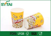 China 24-170oz Disposible Recycled Paper Popcorn Buckets With Customized Printing for sale