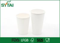 China Degradable PLA Hot Drink Paper Cups For Coffee , Environmentally Friendly for sale