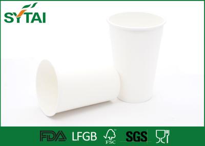 China Polymer Materials Biodegradable Paper Cups For Tea , Cardboard Coffee Cups for sale