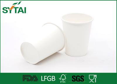 China Corn / Cassava PLA Paper Cups , Personalized Disposable Coffee Cups for sale